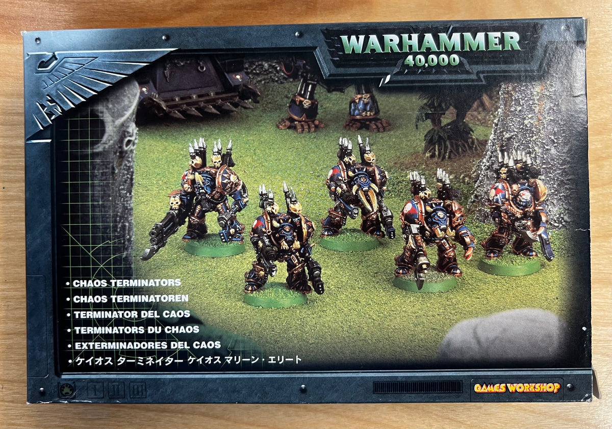 Chaos Terminators, Old Box, Metal Figures, OOP — Toy Soldier Games